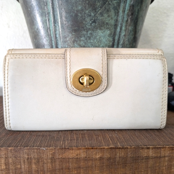 Coach | Bags | Vintage Coach Turn Lock Wallet | Poshmark